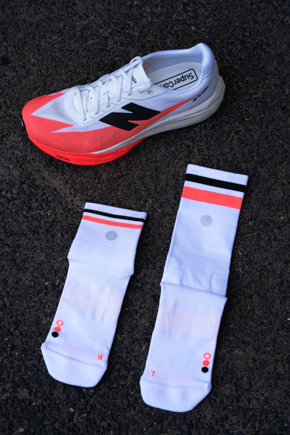 SHYU - running socks designed for your favourite New Balance racing shoe