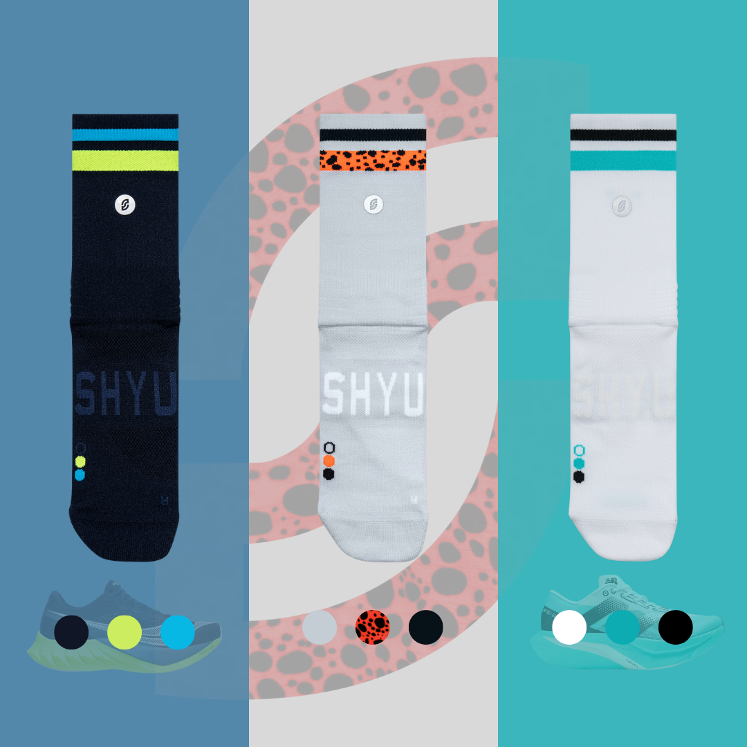 SHYU - running socks designed for you and your race day super shoe